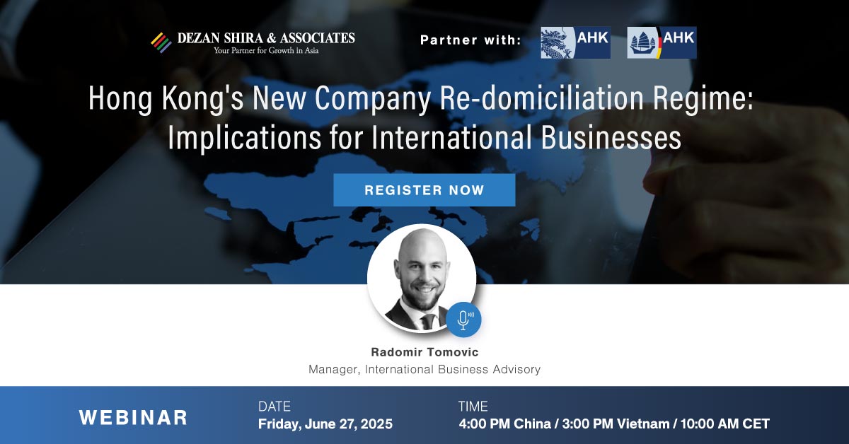 Hong Kong's New Company Re-domiciliation Regime: Implications for ...