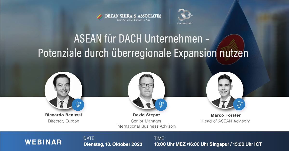 ASEAN für DACH Unternehmen – Potenziale durch überregionale Expansion ...